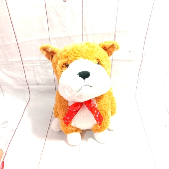 Toys | Hugs N Luv Brown White 13puppy Dog Red Heart Ribbon Stuffed ...
